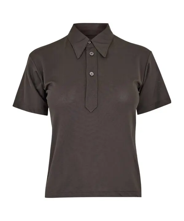MAISON MARGIELA Short Sleeve Polo Top