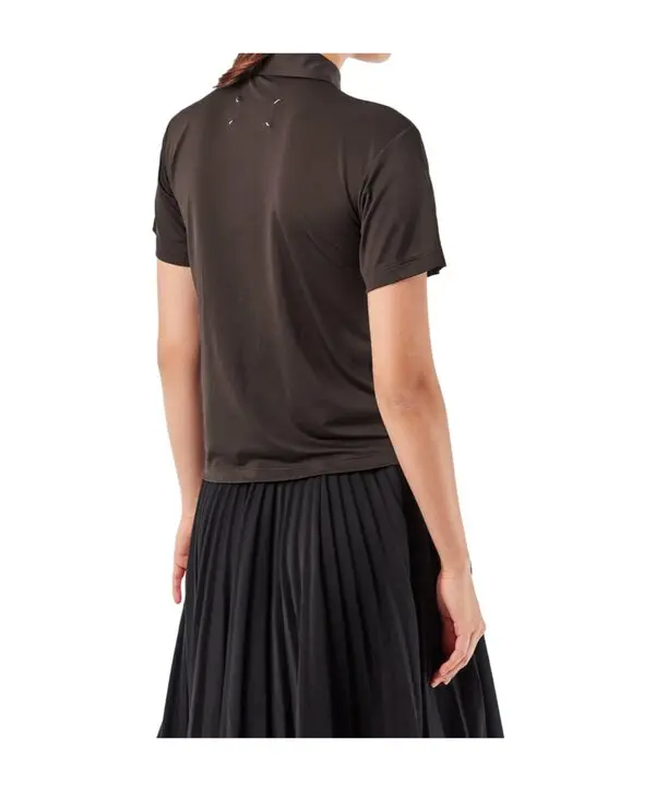 MAISON MARGIELA Short Sleeve Polo Top