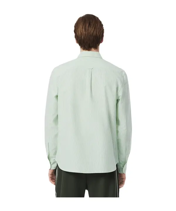 Lacoste Regular-fit Striped Oxford Shirt
