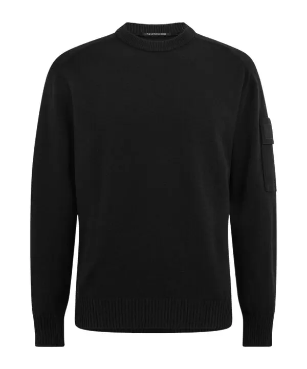 C.P. COMPANY Knitted Crew Neck Pullover With Pocket Detail