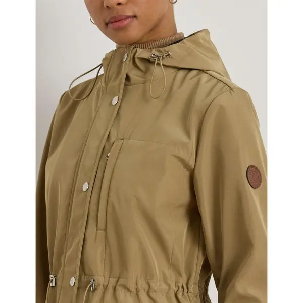 Ralph Lauren Hooded Anorak With Drawstring Waist