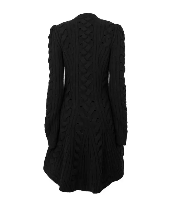Alexander McQueen Cable Knit Jumper Dress
