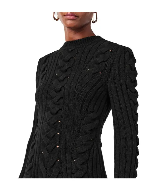 Alexander McQueen Cable Knit Jumper Dress