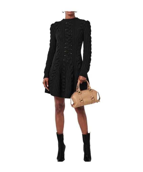 Alexander McQueen Cable Knit Jumper Dress