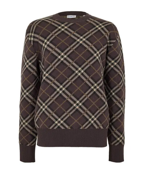 Burberry Argyle Knit Jumper