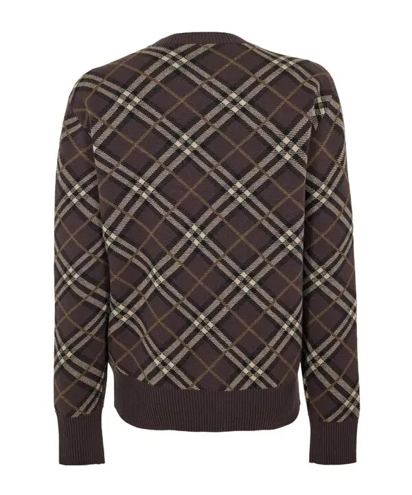 Burberry Argyle Knit Jumper