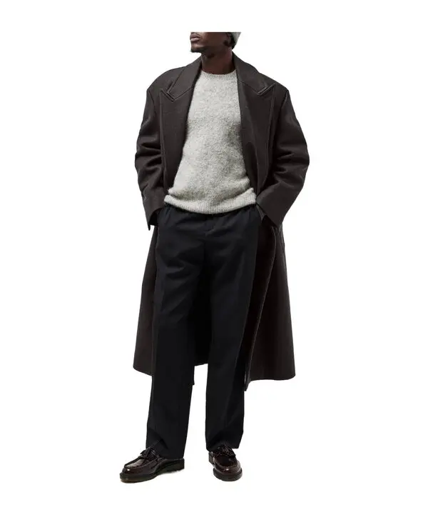 AMI Paris Solid Color Overcoat