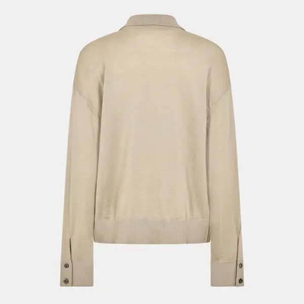 AMI Paris Solid Color Fashion Knitted Top