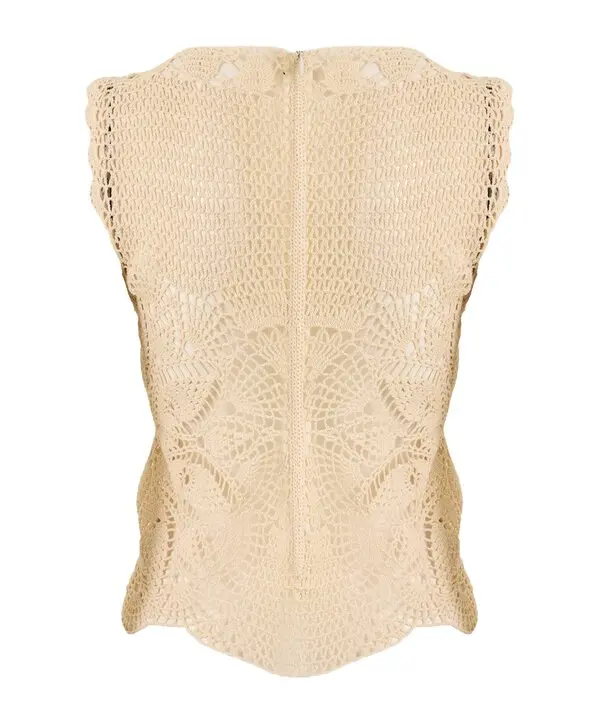 Magda Butrym Crocheted Sleeveless Top
