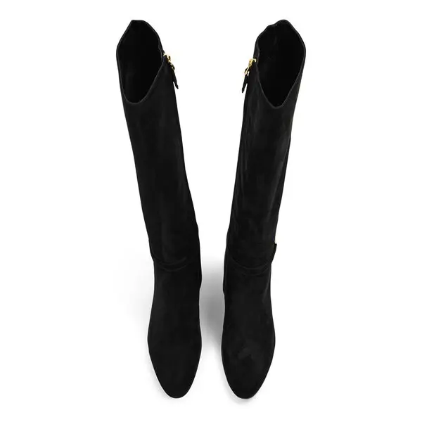 Ralph Lauren Leather Kellie Knee High Boots