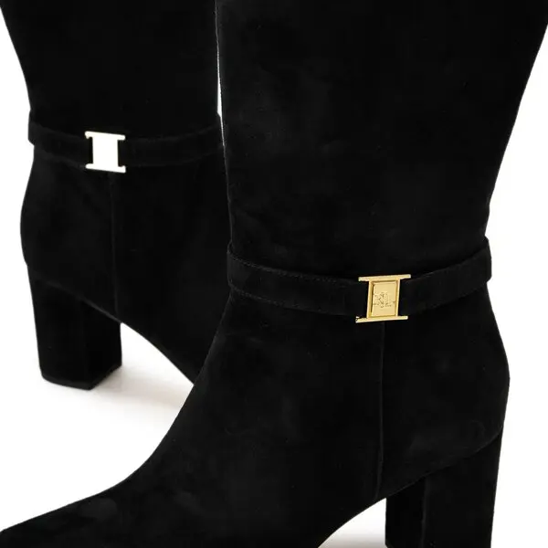 Ralph Lauren Leather Kellie Knee High Boots