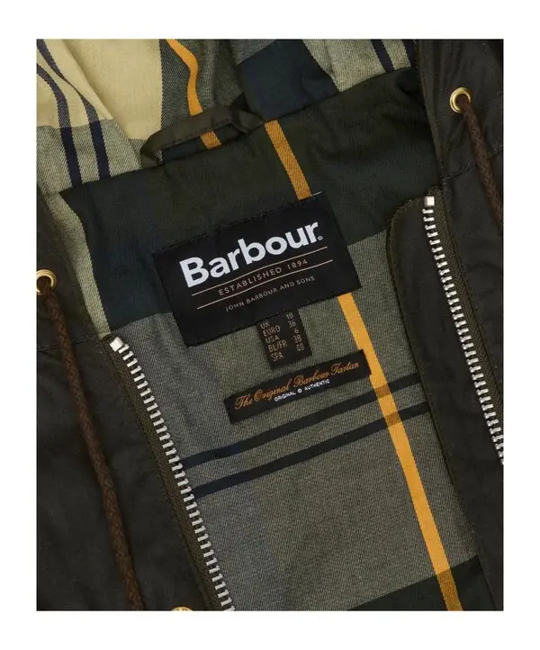 Barbour Long-sleeved Zip-up Jacket With Patch Pockets
