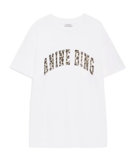 ANINE BING Crew Neck T-shirt