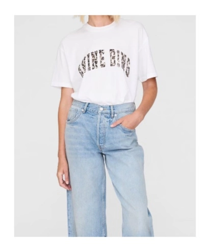 ANINE BING Crew Neck T-shirt
