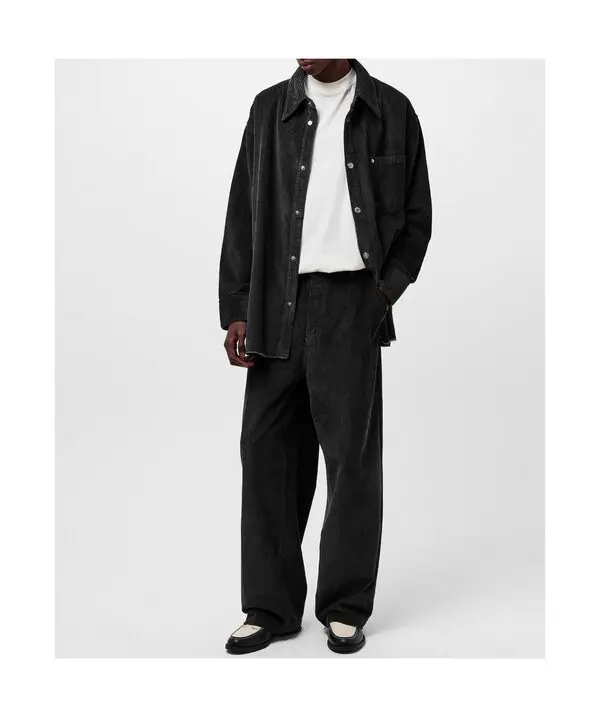 AMI Paris Loose Overshirt In Thick Corduroy