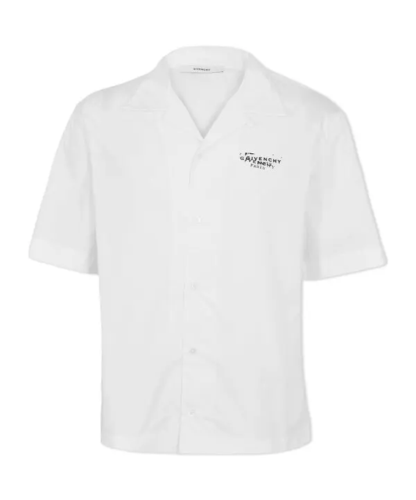 Givenchy Printed Short-sleeve Polo Shirt