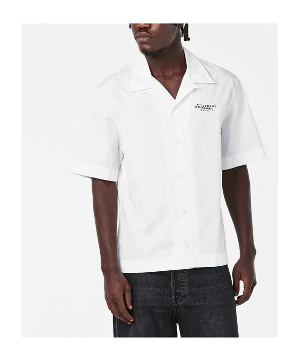 Givenchy Printed Short-sleeve Polo Shirt