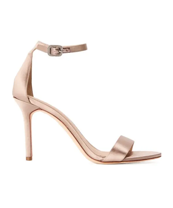 Ralph Lauren Real Leather Allie Heeled Sandals