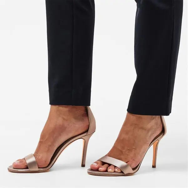 Ralph Lauren Real Leather Allie Heeled Sandals