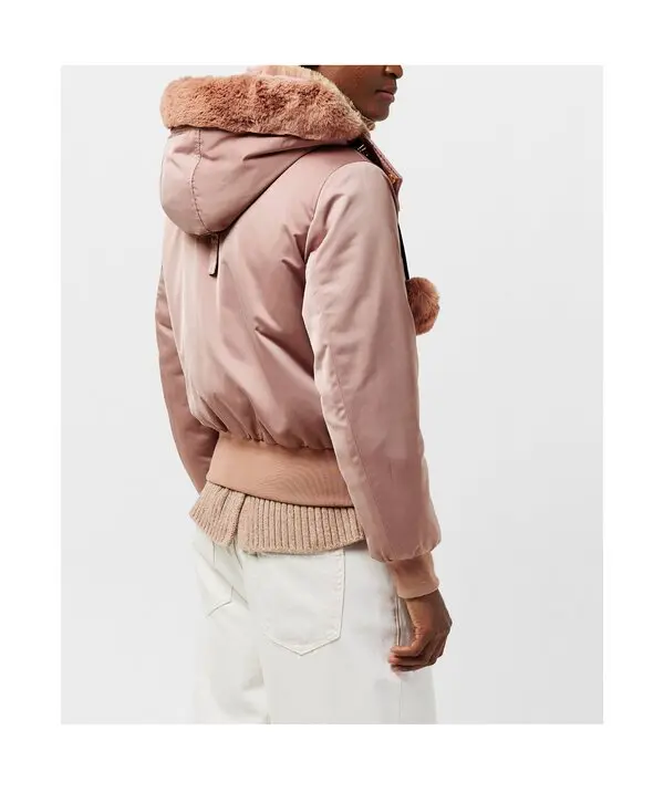 Moose Knuckles Hooded Zip-up Jacket - Nude