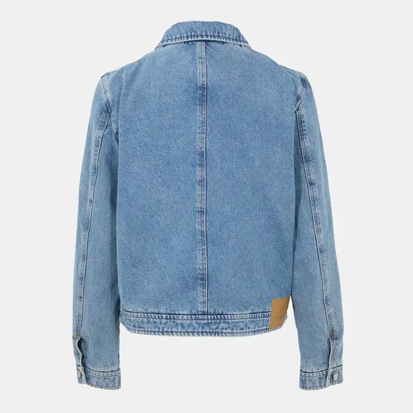 AMI Paris Stylish Lapel Denim Jacket