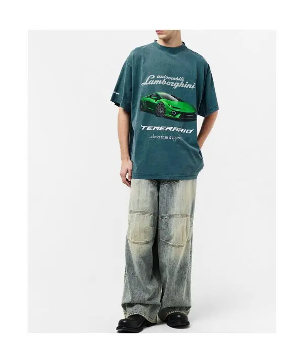Balenciaga Loose T-shirt - Blue