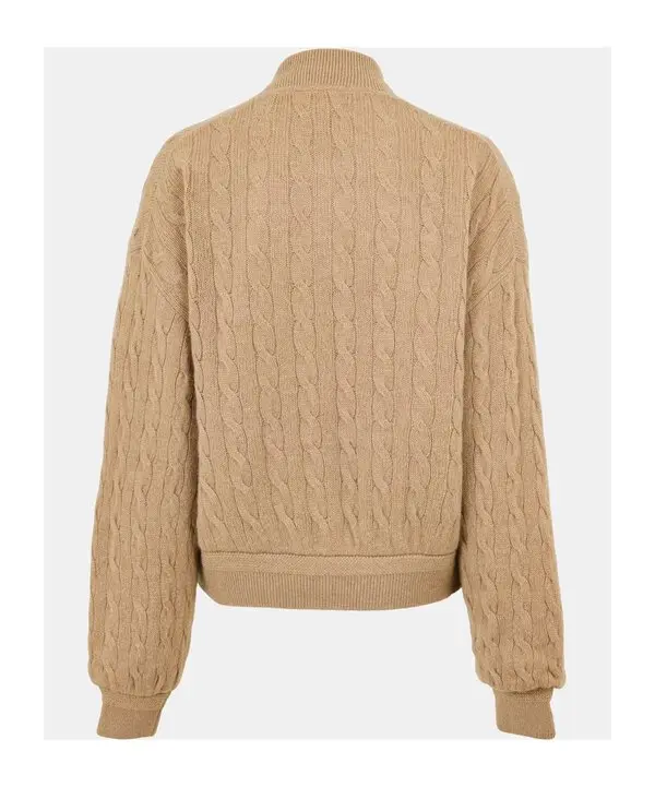Polo Ralph Lauren Cable Knit Bomber Jacket - No