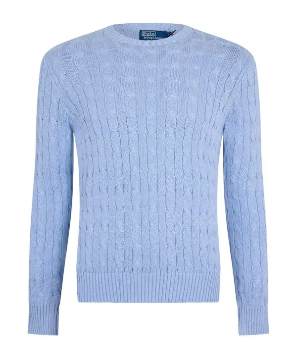 Ralph Lauren Crew Neck Cable Knit Sweater