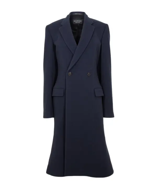 Balenciaga Bal Godet Overcoat