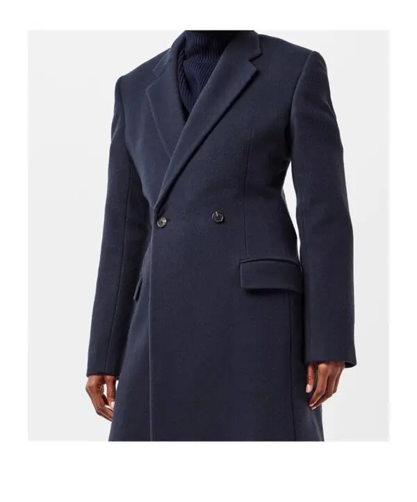 Balenciaga Bal Godet Overcoat