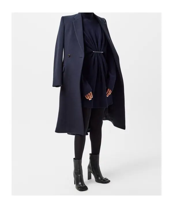 Balenciaga Bal Godet Overcoat