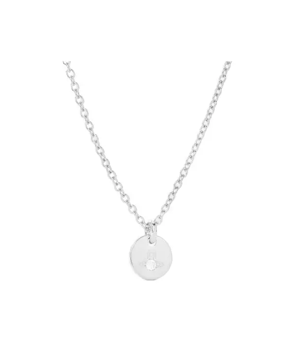VIVIENNE WESTWOOD Lewis Orb Chain Pendant Necklace - White