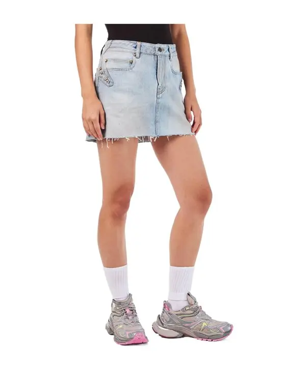 Balenciaga Denim Mini Skirt