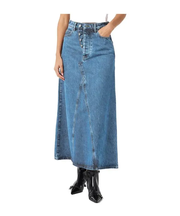 GANNI Dnm Maxi Skrt Ld99