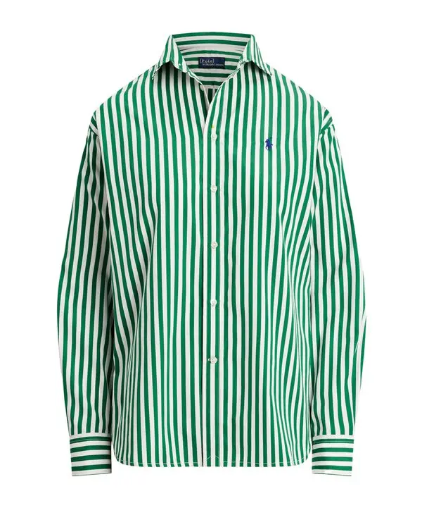 Polo Ralph Lauren Stripe Long-sleeve Patterned Shirt - Green
