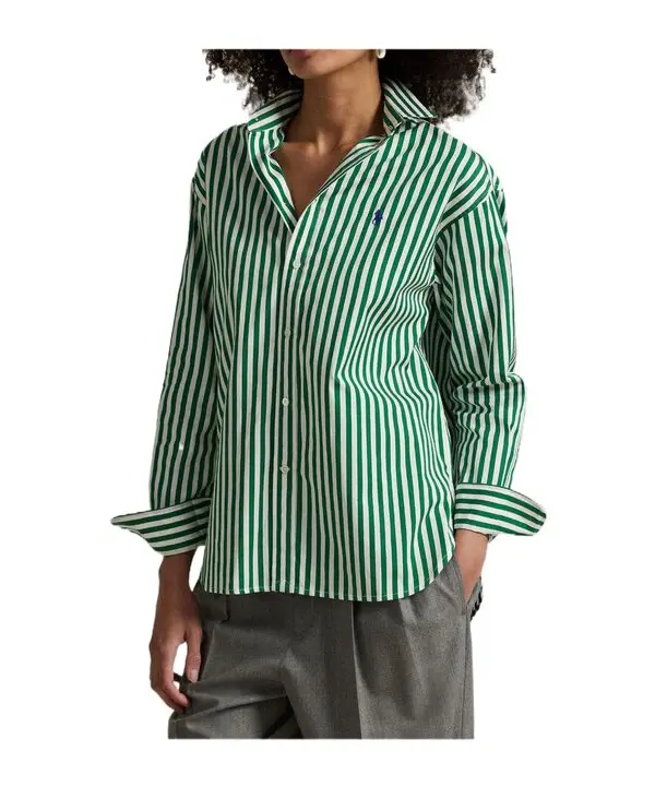 Polo Ralph Lauren Stripe Long-sleeve Patterned Shirt