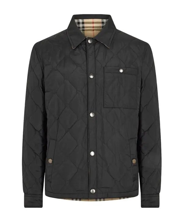 Burberry Quilted Reversible Shirt Jacket
