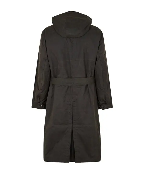 Ralph Lauren Hooded Long Workwear Trench Coat