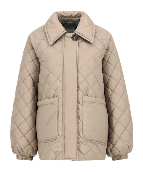Barbour Quilted Jacket With Patch Pockets