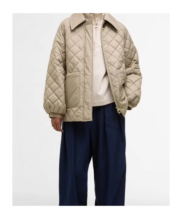 Barbour Quilted Jacket With Patch Pockets
