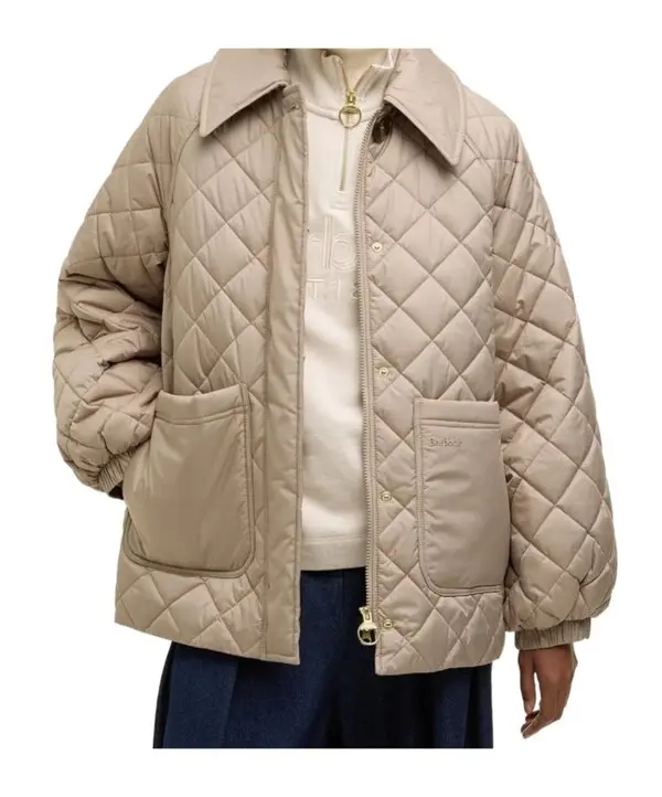 Barbour Quilted Jacket With Patch Pockets