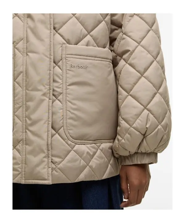 Barbour Quilted Jacket With Patch Pockets
