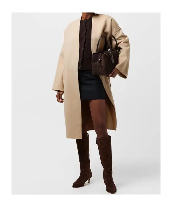 Max Mara Belted Coat - Nude