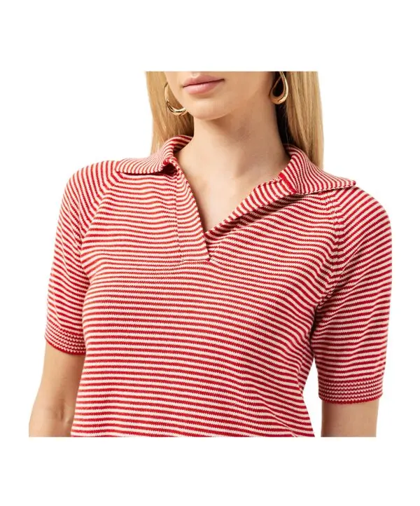 Max Mara Horizontal Striped Knit Top