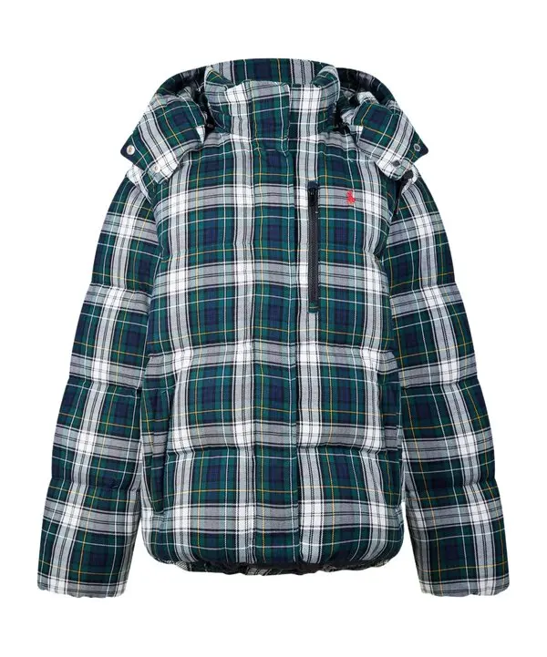 Ralph Lauren Plaid Insulated Puffer Jacket - No