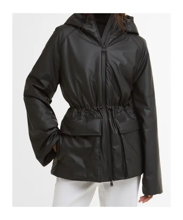 Barbour International Long Sleeve Hooded Jacket With Drawstring Waist