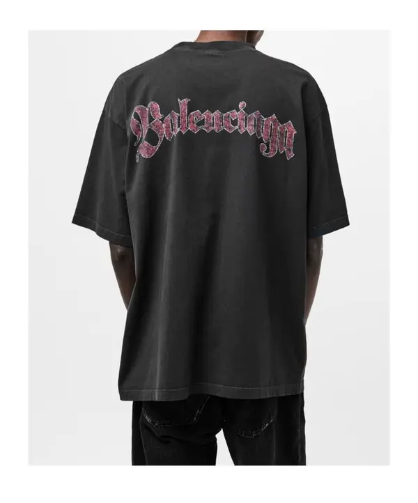 Balenciaga Logo Crew Neck T-shirt