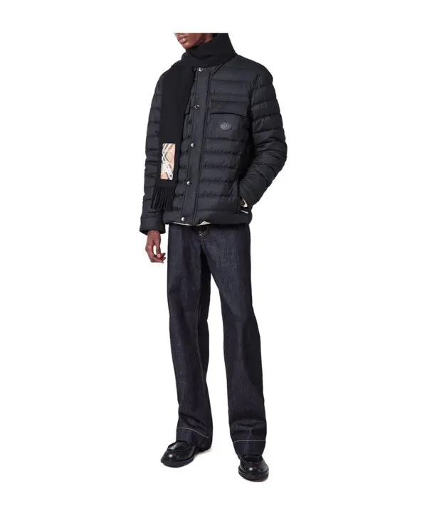 Burberry Quilted Shirt-style Down Jacket