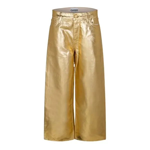GANNI Foil Wide Jn Ld99