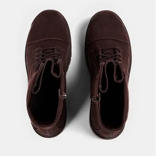 Balenciaga Lace-up Combat Boots - Black